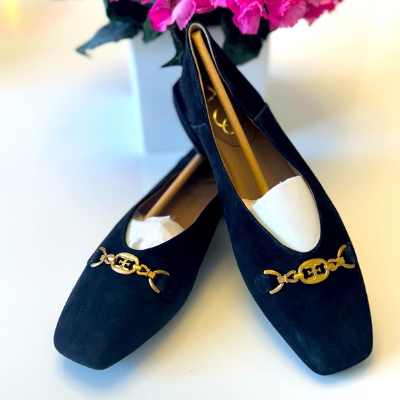Sam Edelman | Shoes | Sam Edelman Black Suede Kimmi Loafers Size 75 ...